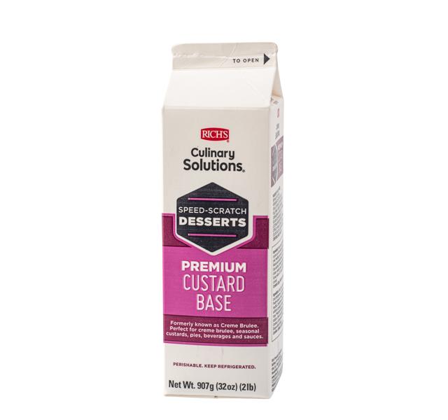 Culinary Solutions Premium Custard Base Liquid - 32 oz Cartons (12 per ...