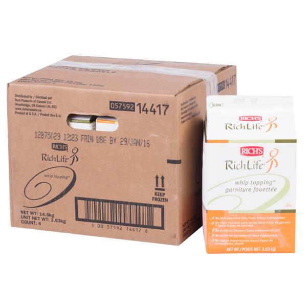 RichLife™ Ready to Whip Liquid Whip Topping™, 4 Count , 8 lb | Rich's ...