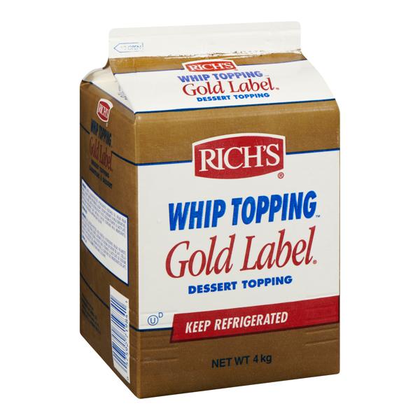 GOLD LABEL® READY TO WHIP LIQUID WHIP TOPPING® | Toppings & Creams ...